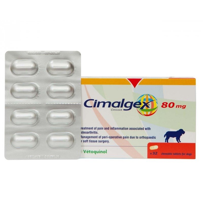 CIMALGEX KAUBAR 80MG 32 TABLETTEN | Entzündungshemmend – GosVet