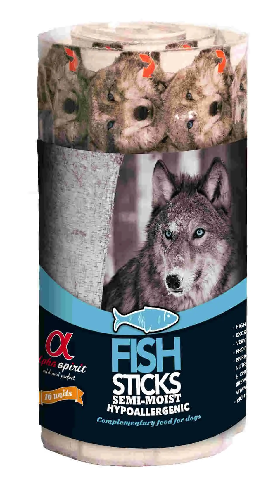 ALPHA SPIRIT CANINE RISTRA FISH BOX 12X160GR - ДержВет