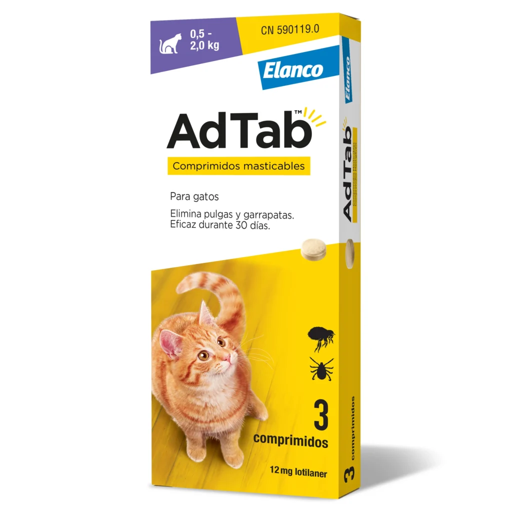 アドタブ キャット 12mg 0,5～2kg チュアブル錠 3錠 - GosVet