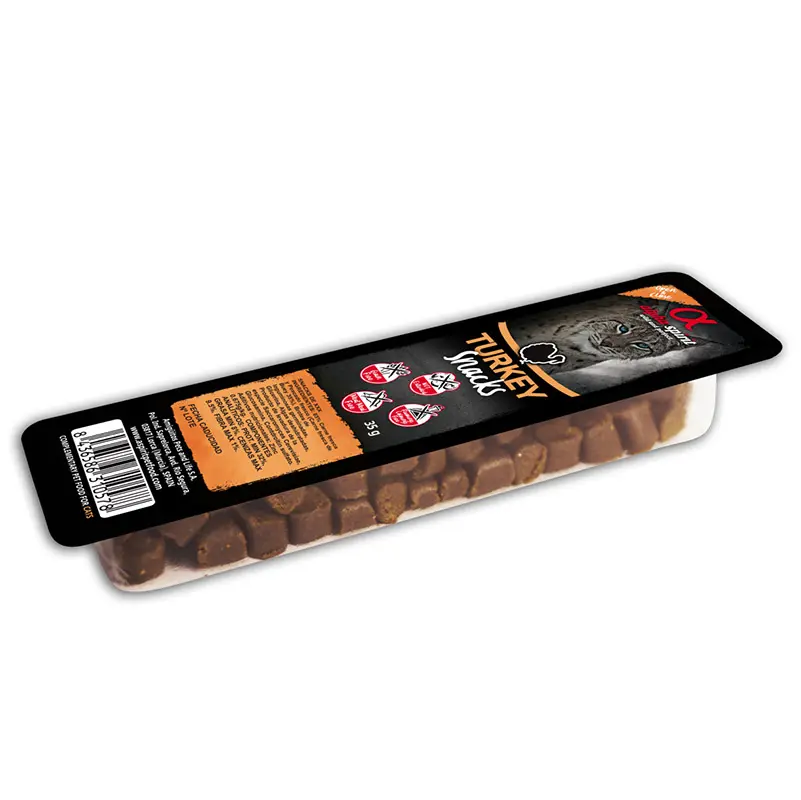 Alpha Spirit Feline Snack Turkey - Caixa 16x35gr: Alimento ...