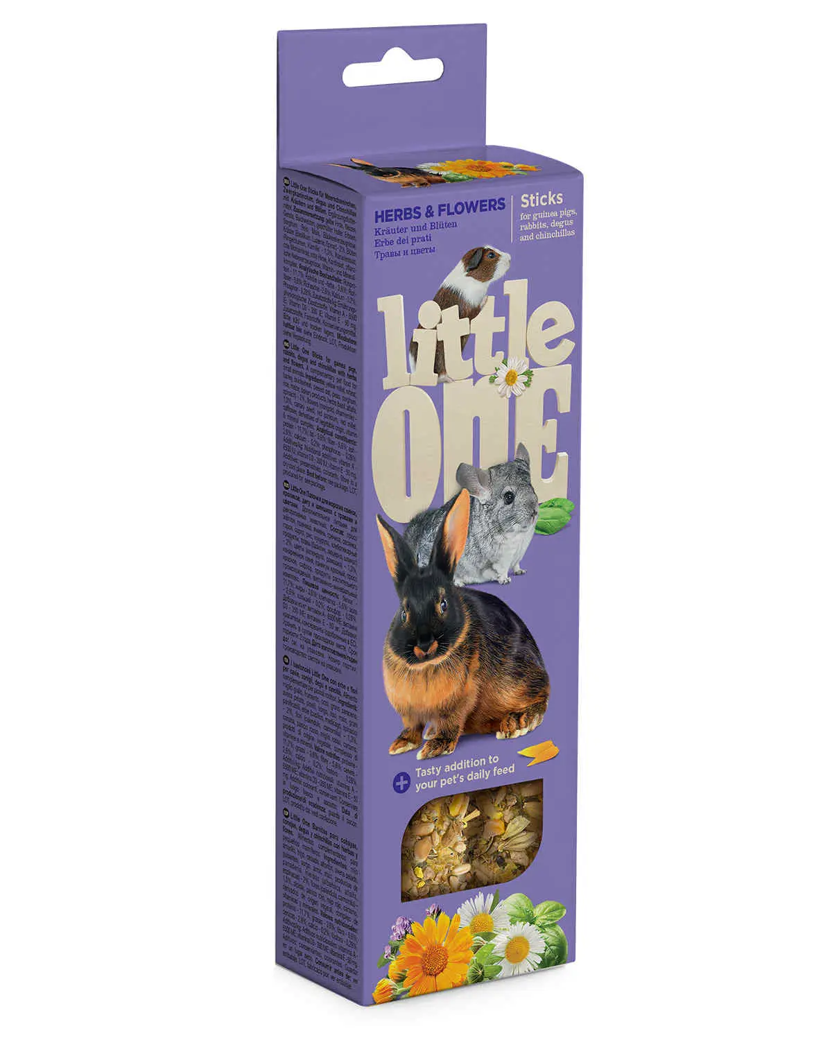 LITTLEONE STICK HERBS FLOWERS C.INDIA RABBIT CHINCH 8X110GR - GosVet