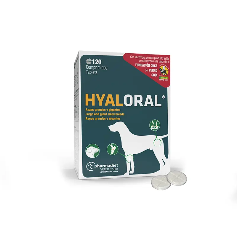 Hyaloral for Large Giant Breed Dogs 120 Tablets - GosVet