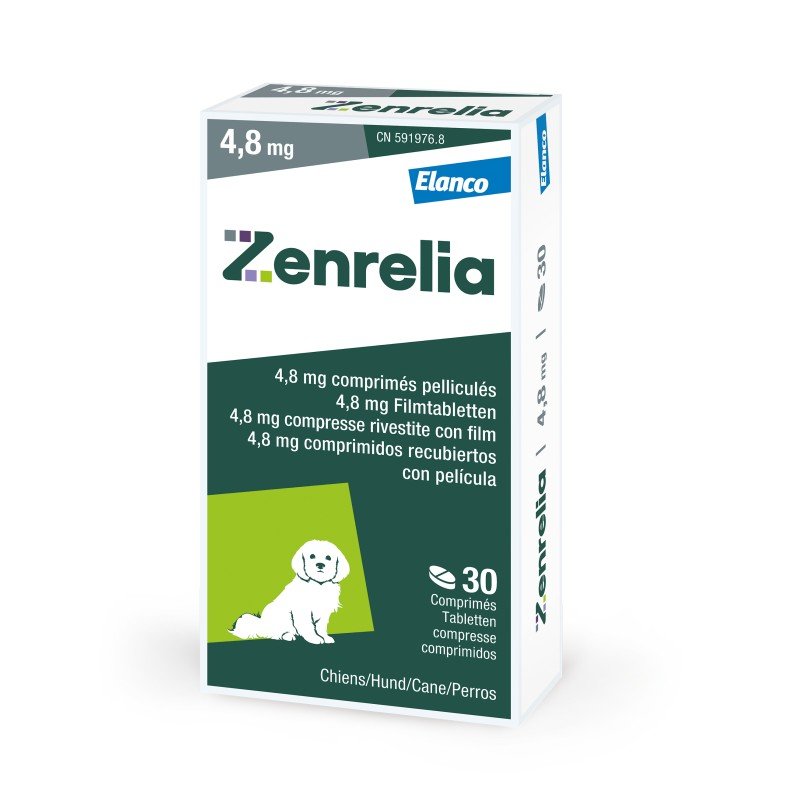 Zenrelia 8.5 MG 30 Tablets | For dogs with sensitive skin and skin ...