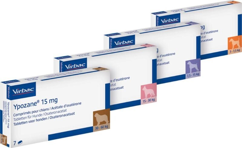 YPOZANE 15MG 7 TABLETEK 30-60KG | NA HIPERTROFIĘ U PSÓW - GosVet